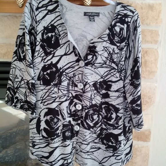 Designers Originals | Sweaters | Designers Originals34 Sleeve Floral ...